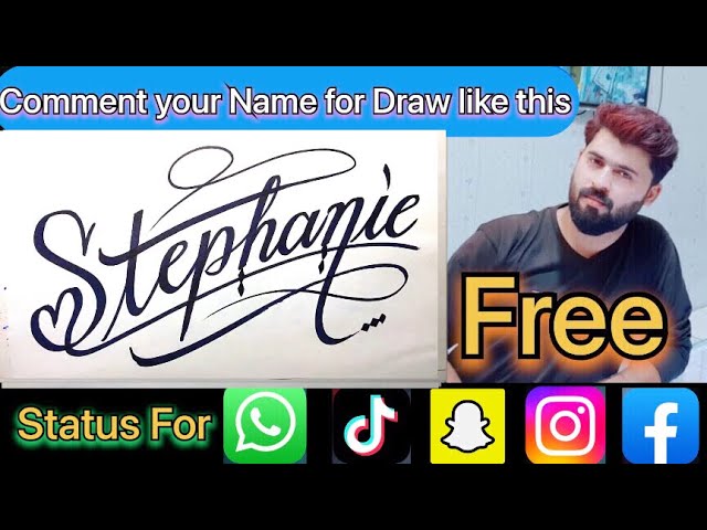 Stephanie Name Logo