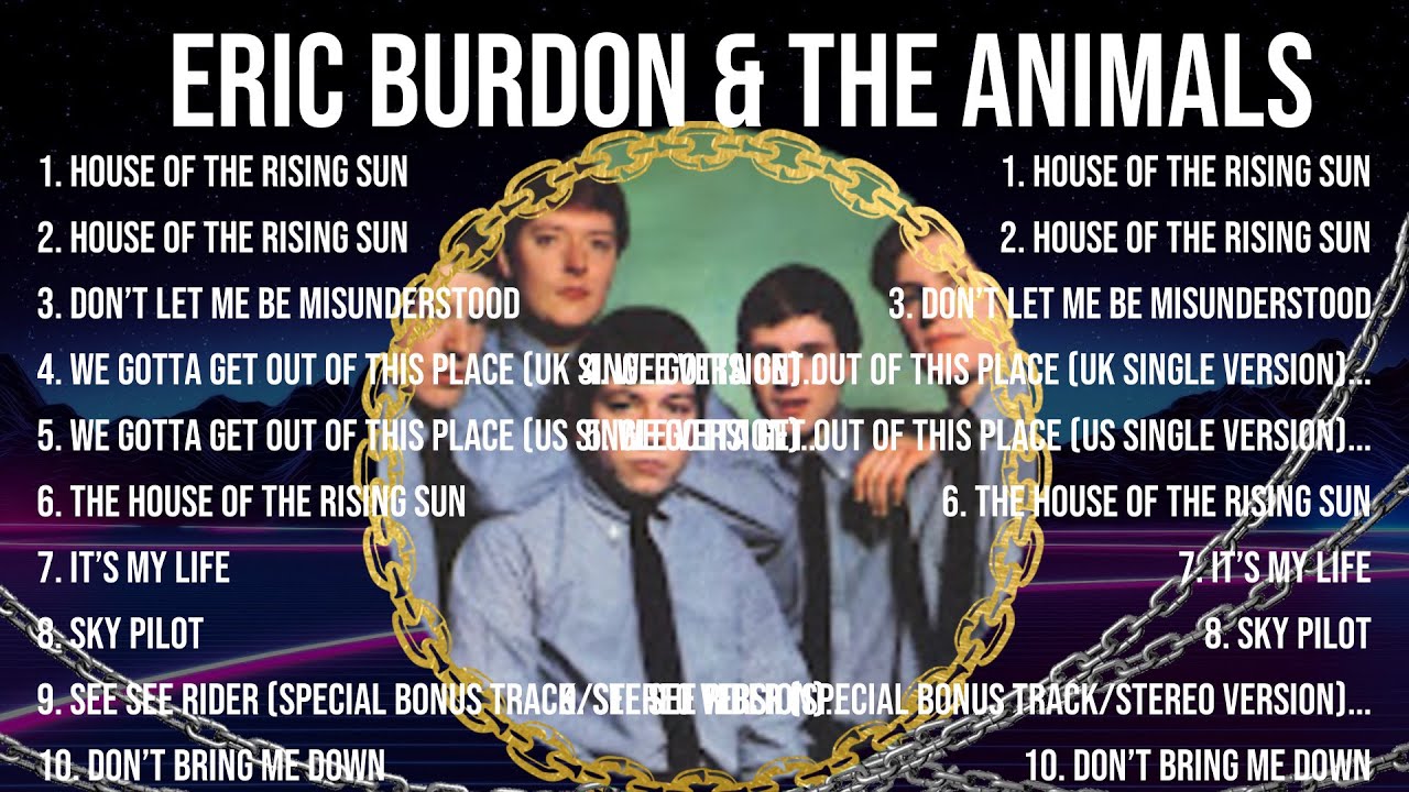 Eric Burdon & The Animals - Greatest Hits Full Album - Best Songs ...
