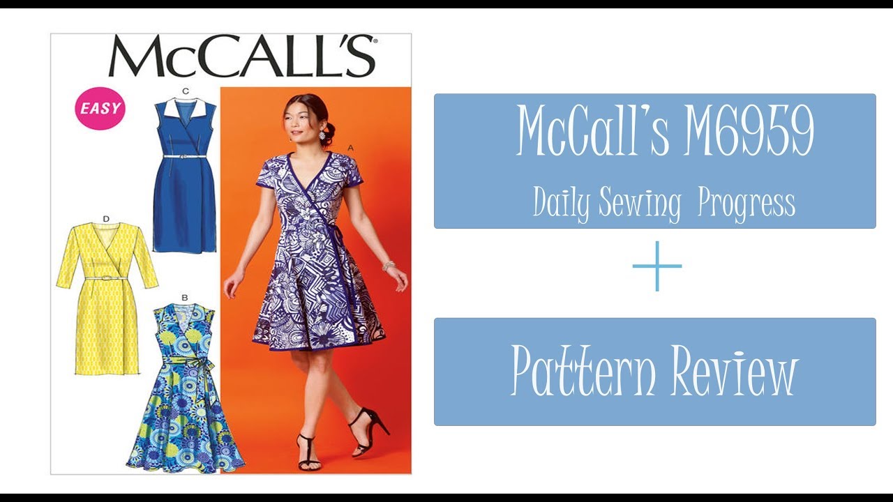 McCalls M6959 Pattern Review| Sewing Progress - YouTube