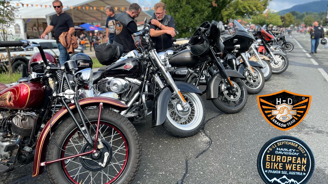 European Bike Week Faaker See 2022 HD Kraków Team - YouTube