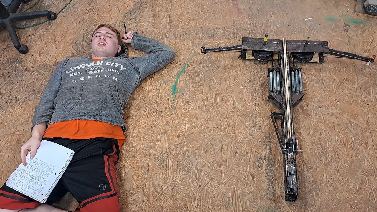 Trying to defeat the algorithm day 2 - Crossbow build day - YouTube