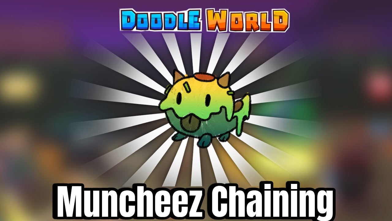 Chaining Muncheez | Doodle World ALSO IM A CC NOW!! - YouTube