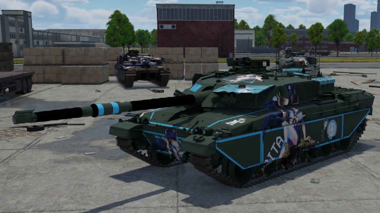 【War Thunder | 戰爭雷霆】🌟 - Gameplay × Girls und Panzer | Challenger DS ...
