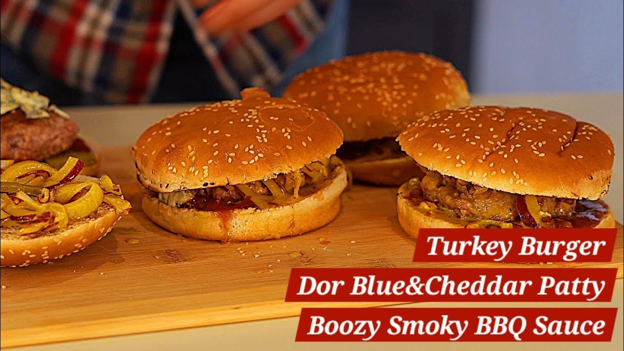 Thanksgiving Special Turkey Burger: Cheesy, Boozy, Fancy - YouTube