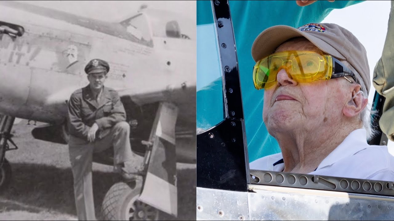 WWII P-51 Pilot Reunites with Mustang 80 Years Later - YouTube