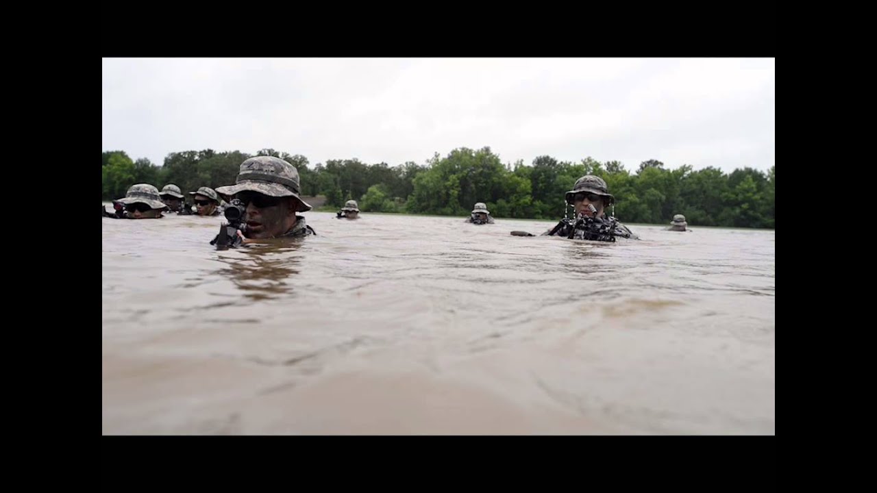 C Troop Conduct Water Infiltration Techniques - YouTube