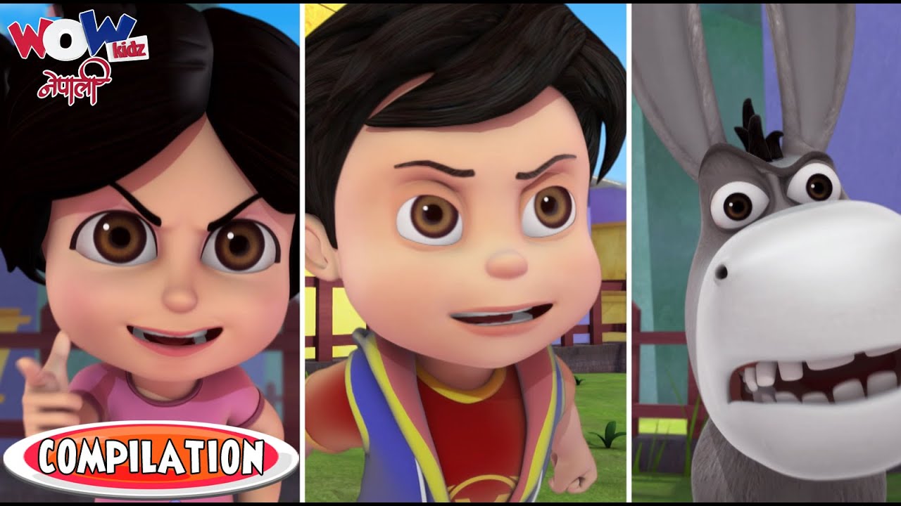 Gintu को क्यों आया Ghussa? | Vir the robot boy | Nepali Cartoon ...