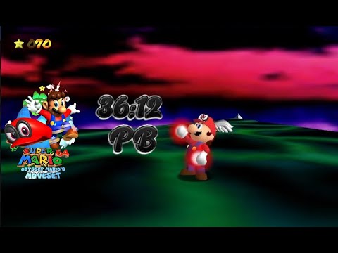 Super Mario 64 Odyssey Mario"'s Moveset 70 stars Speedrun (36:12) - YouTube