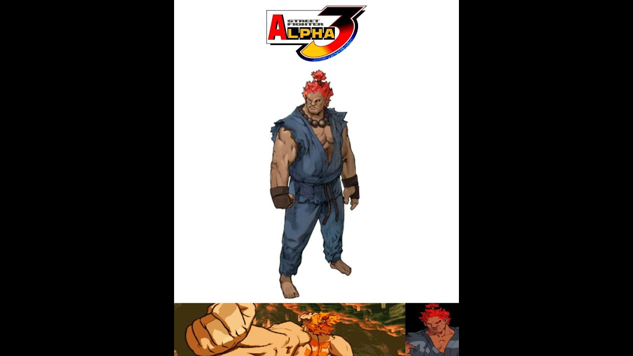 STREET FIGHTER ALPHA 3 / AKUMA - YouTube
