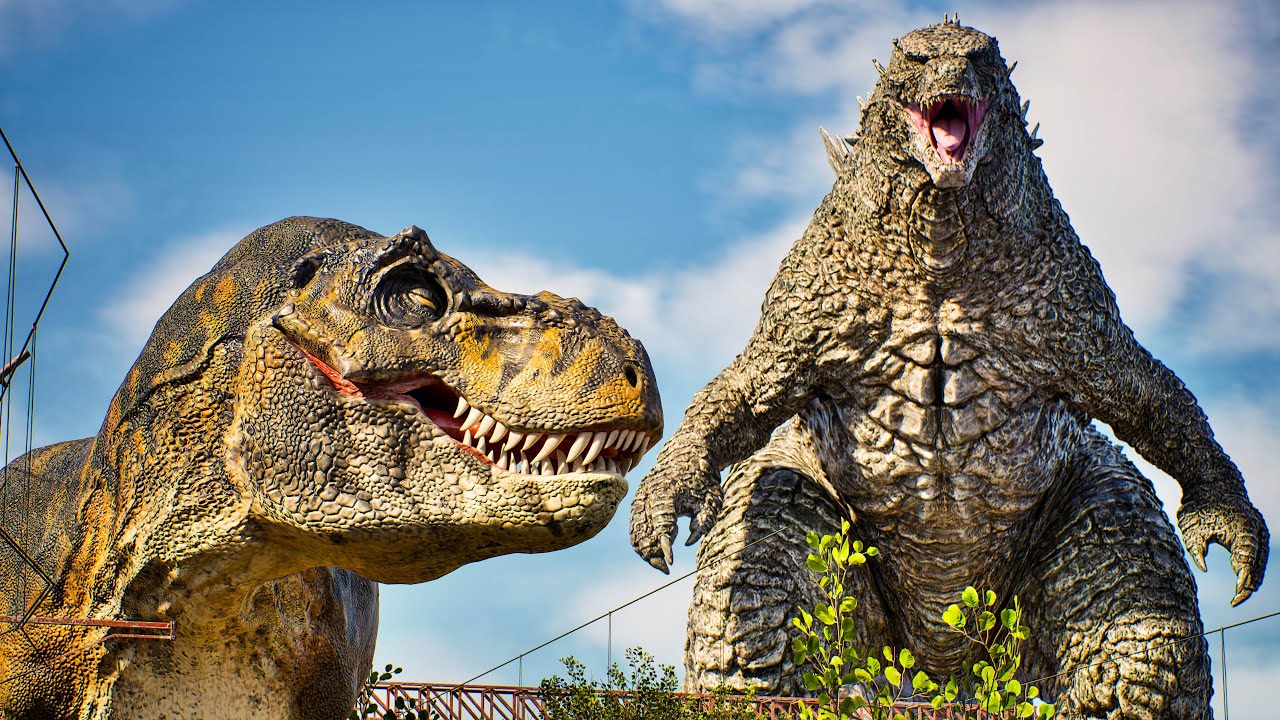 T-Rex Eats Man – Godzilla Takes Revenge! - YouTube