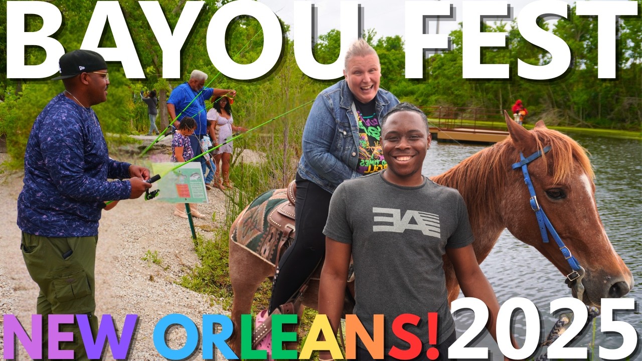 New Orleans Bayou Festival 2025. Featuring kayaking, horseback riding ...