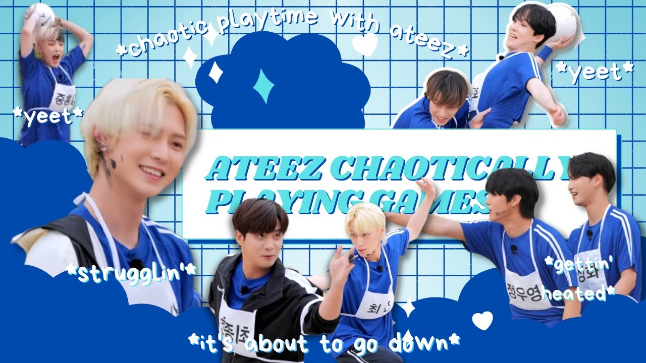 DON'T LET ATEEZ PLAY GAMES😶| (ateez being chaotically competitive ...