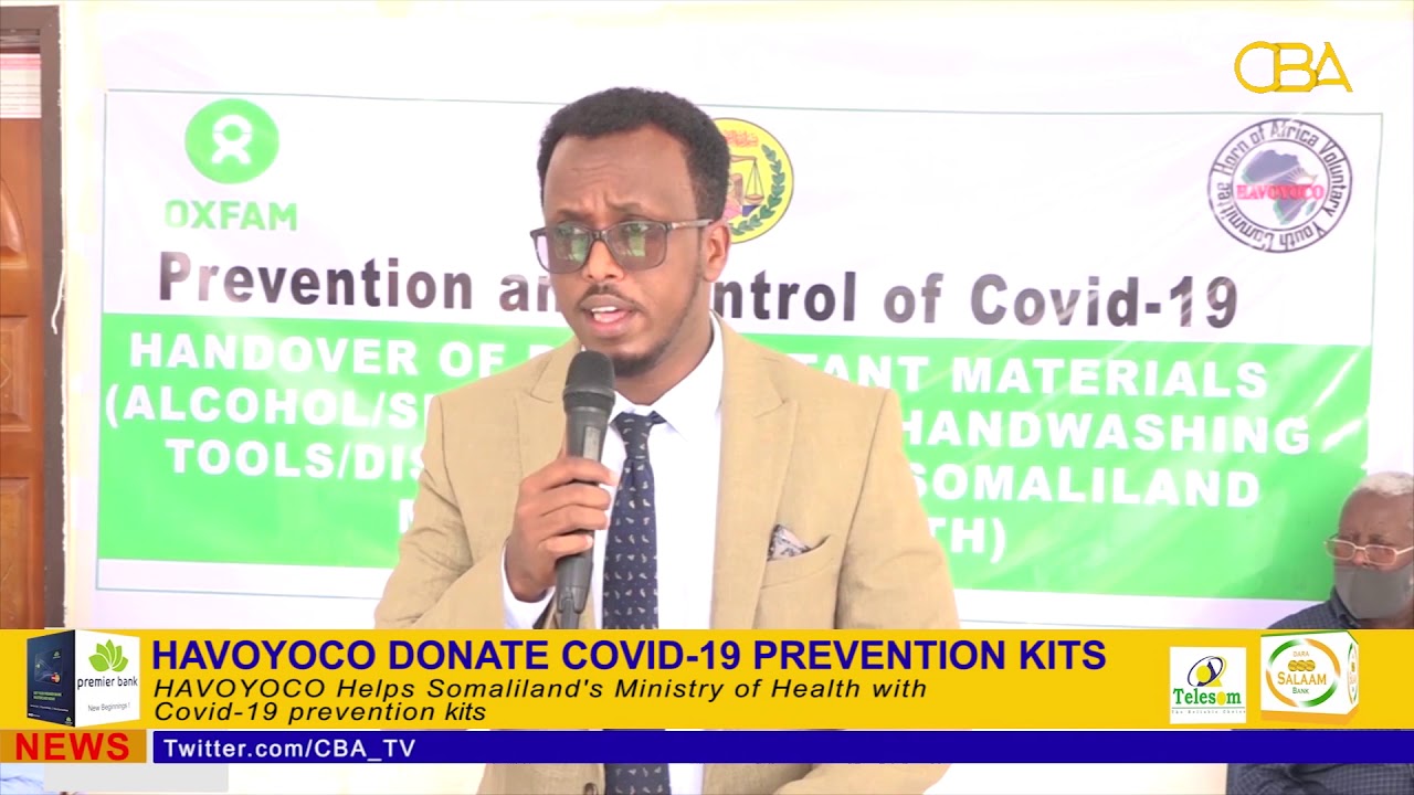 HAVOYOCO DONATE COVID 19 PREVENTION KITS TO SOMALILAND'S GOVERNMENT ...