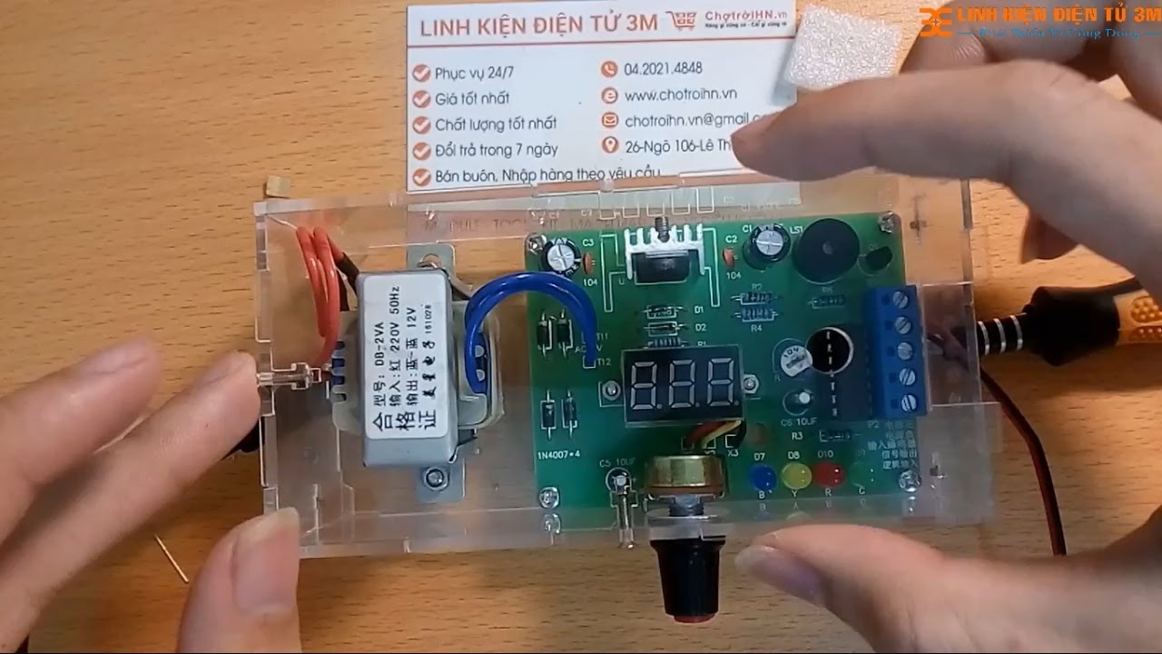 Hướng dẫn lắp bộ nguồn mini - Ic Lm317 - Kit Diy - YouTube
