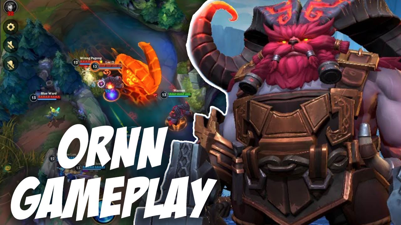 *NEW* Ornn Mid Gameplay Wild Rift - YouTube