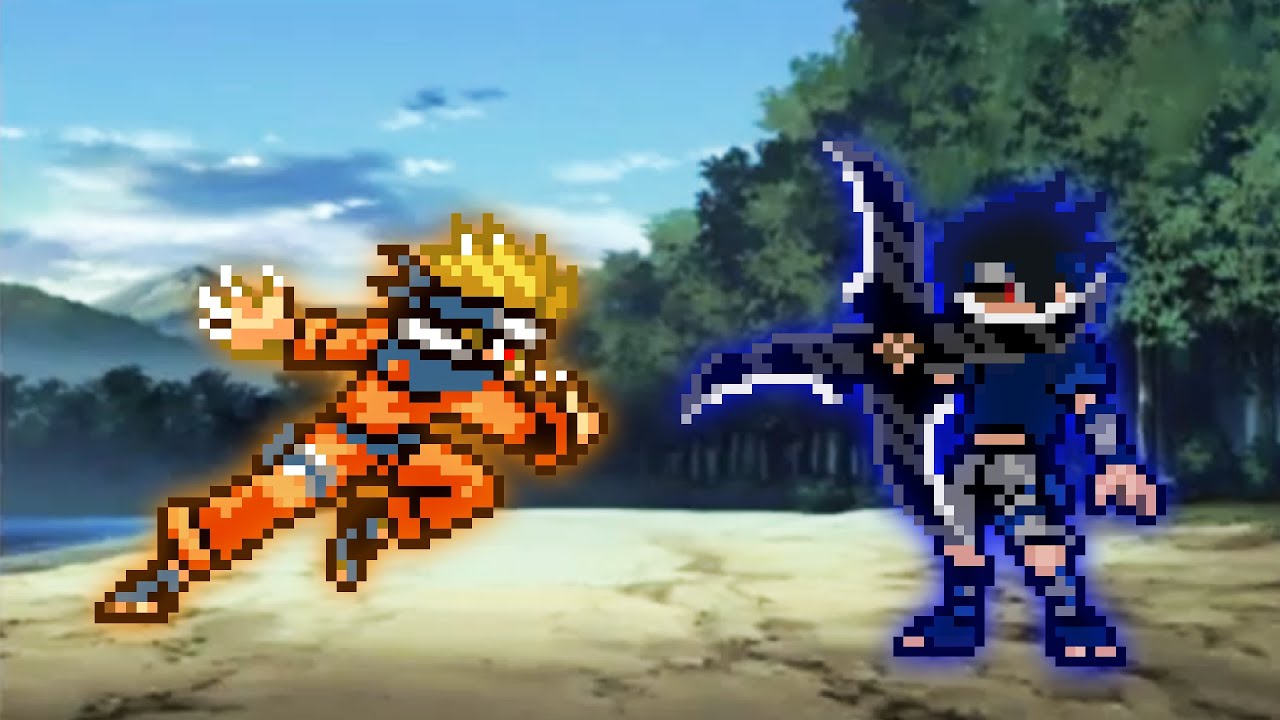 OG Naruto VS OG Sasuke In Jump Force Mugen v10 - YouTube