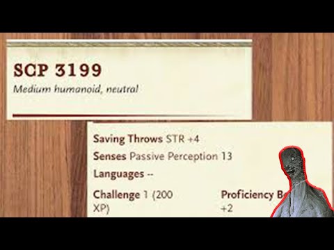 how to SCP in DND||3199 DND monster - YouTube