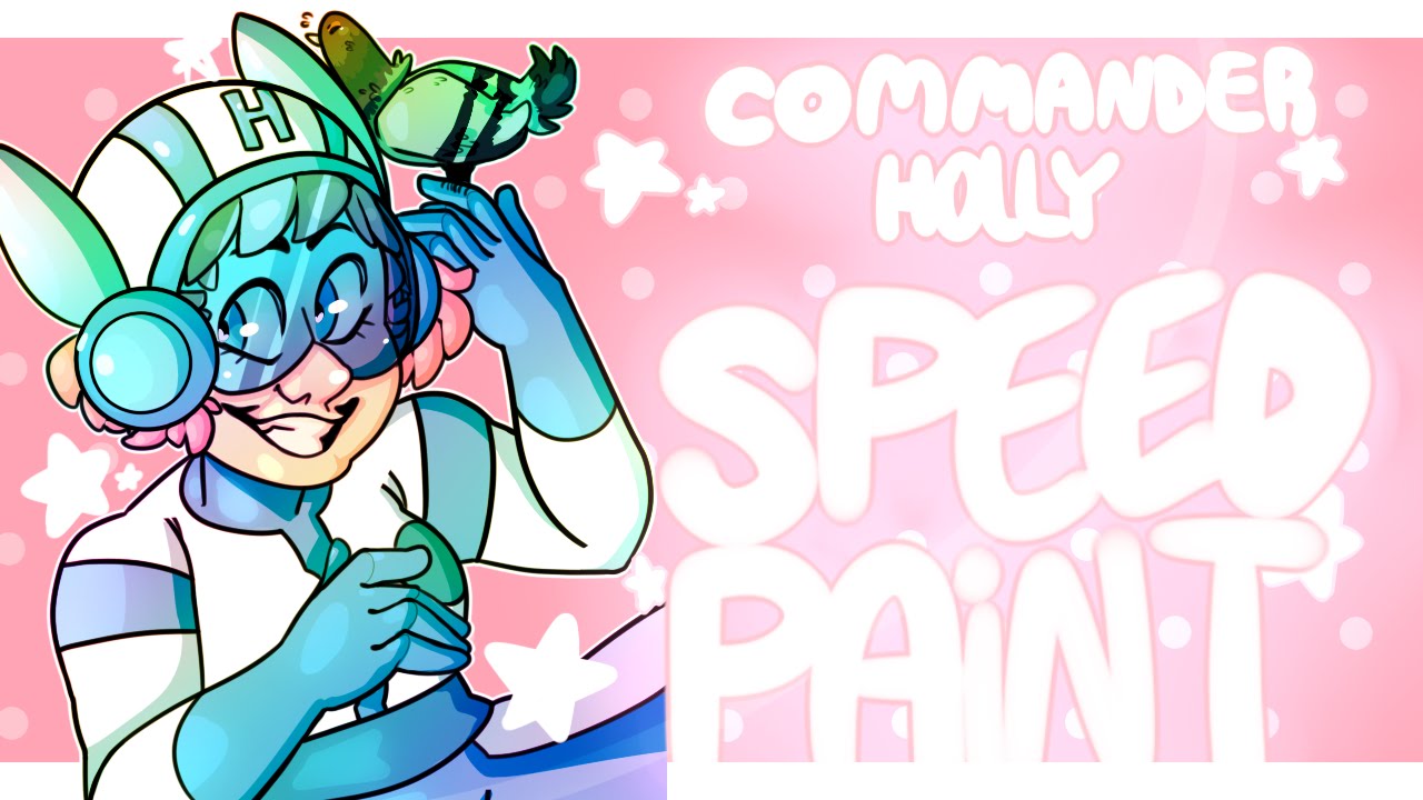 commander holly speedpaint - YouTube