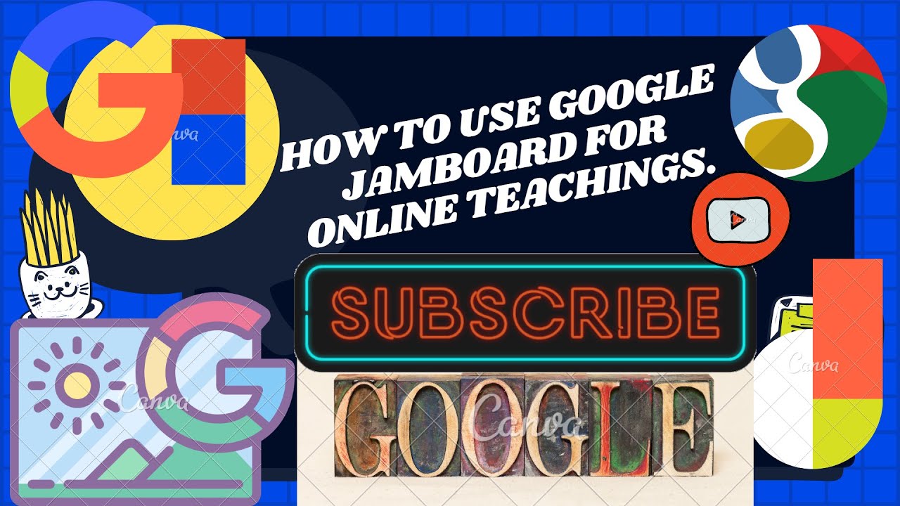 How to use Google Jamboard for online teachings - YouTube