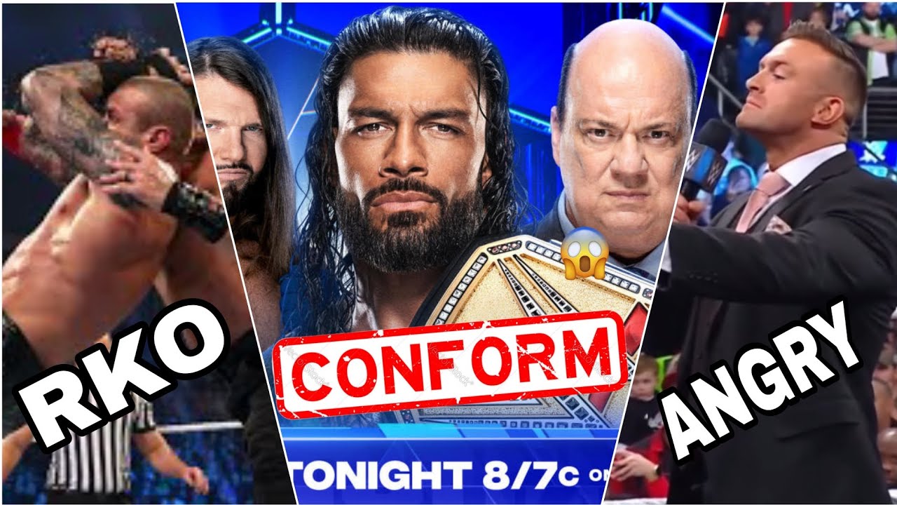 RKO की बारिश🔥 Roman Reigns Contract Signing||Full SmackDown Highlights ...