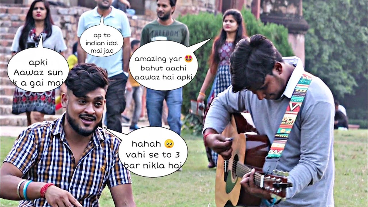 तेरे नाम lagan lagi in public places Arjun & Sagar - YouTube