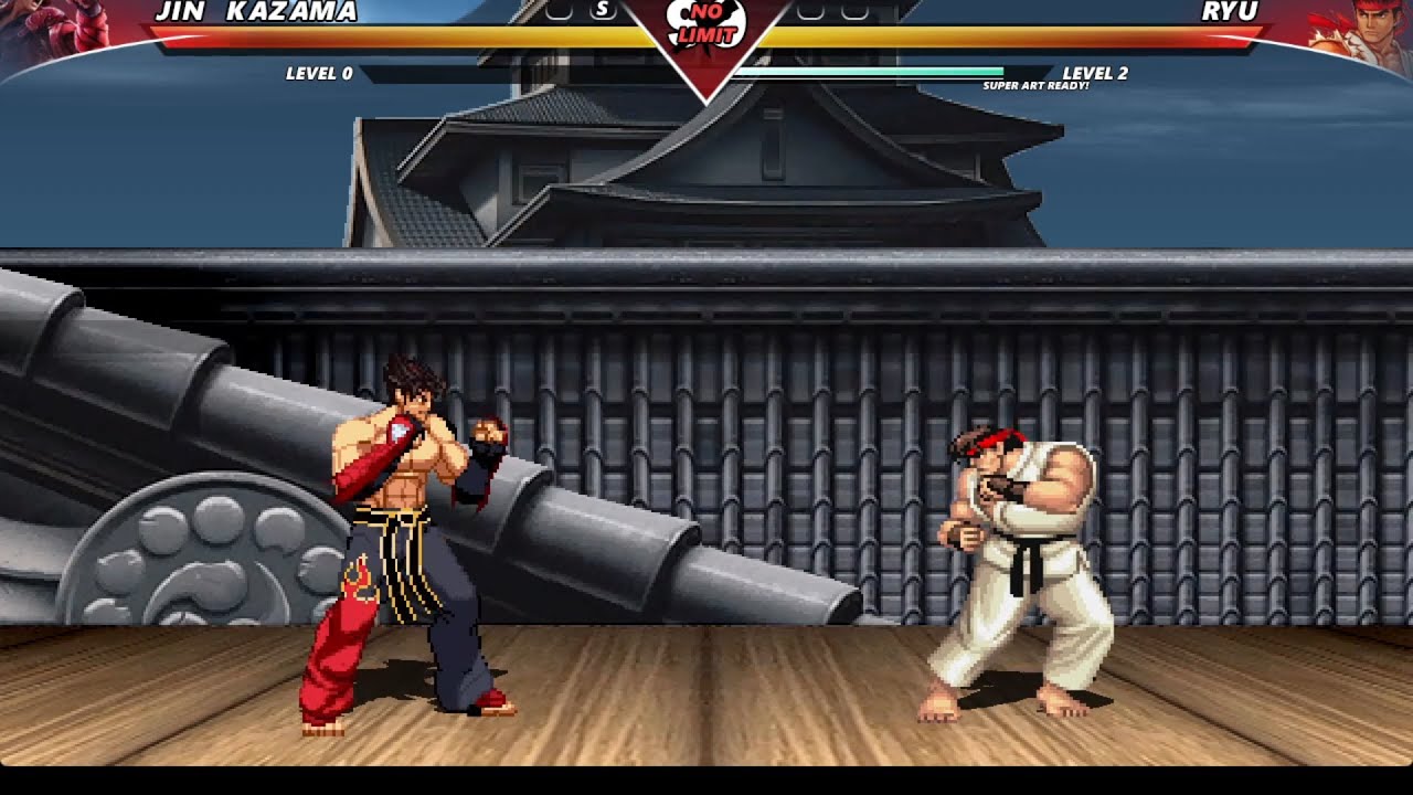 RYU VS JIN KAZAMA - VERY INCREDIBLY EXCITING FIGHT ! - YouTube
