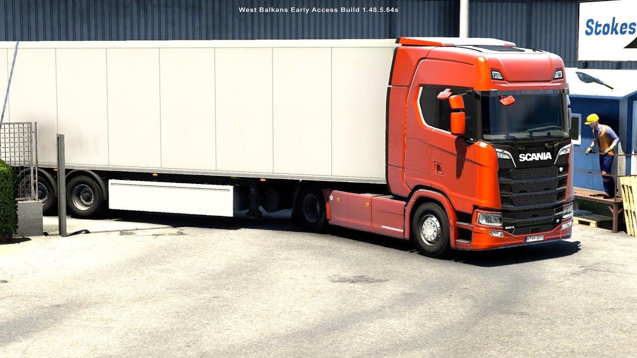 ETS 2 West Balkans DLC Early Access - Tirana to Nikšić Part 1 - YouTube