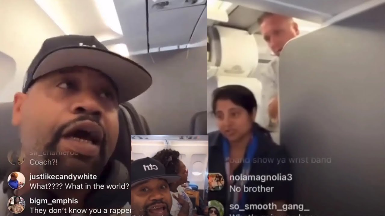 Rapper Juvenile Storms Off American Airlines Plane After Flight ...