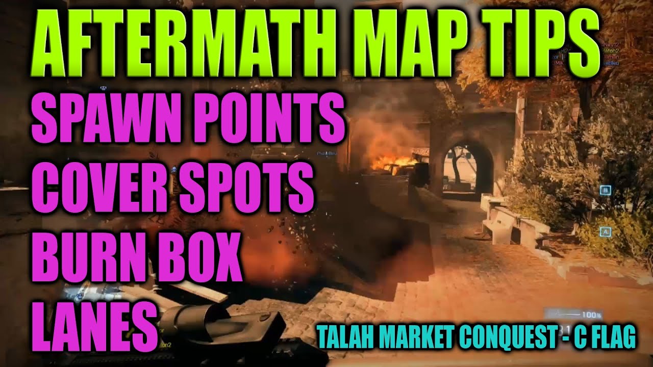 Spawn locations and map tactics:Talah Market Conquest Point C ...