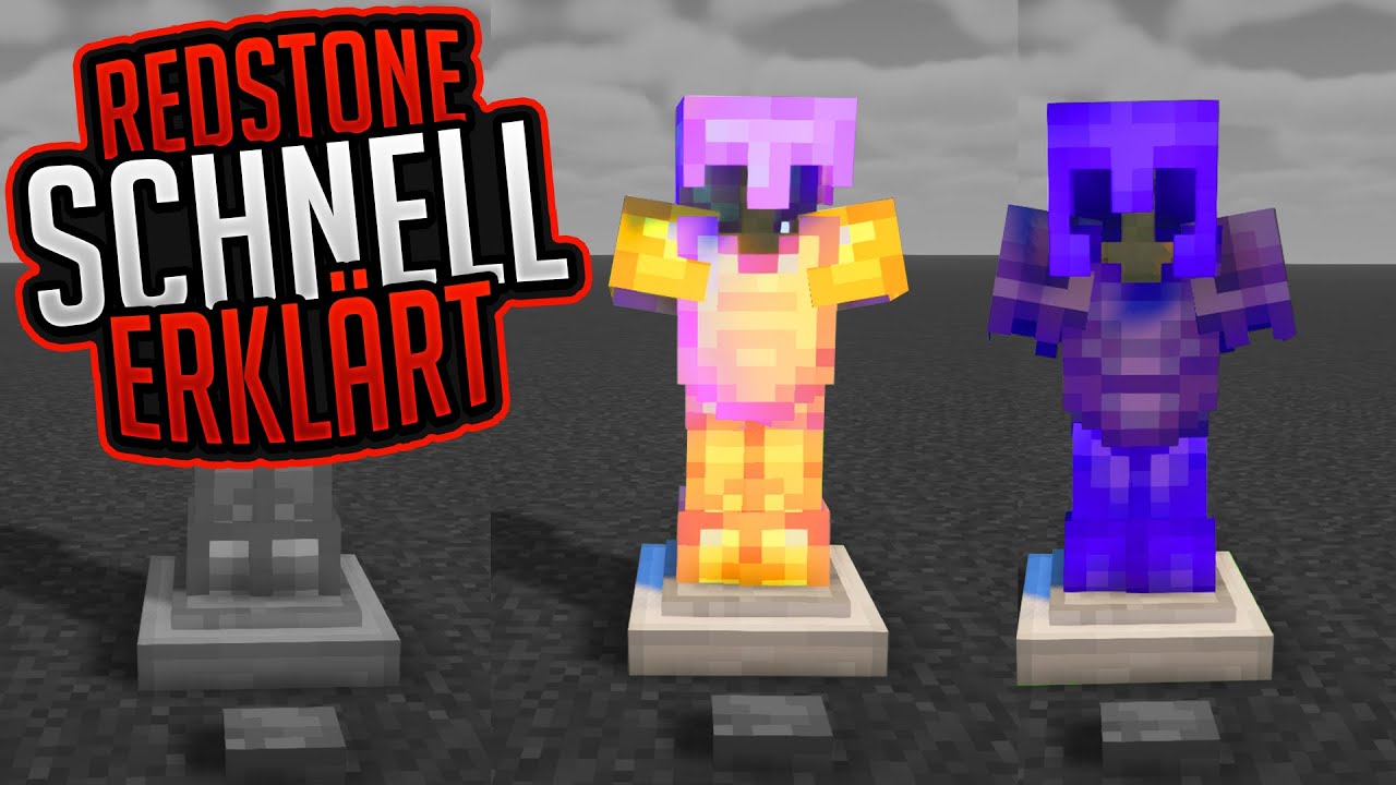 Armor Stand Swapper Bauen (Tutorial) Redstone Schnell Erklärt #12 ...