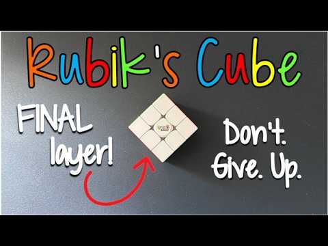 Almost There! Finish Solving Your Rubik’s Cube – Final Layer Step by ...