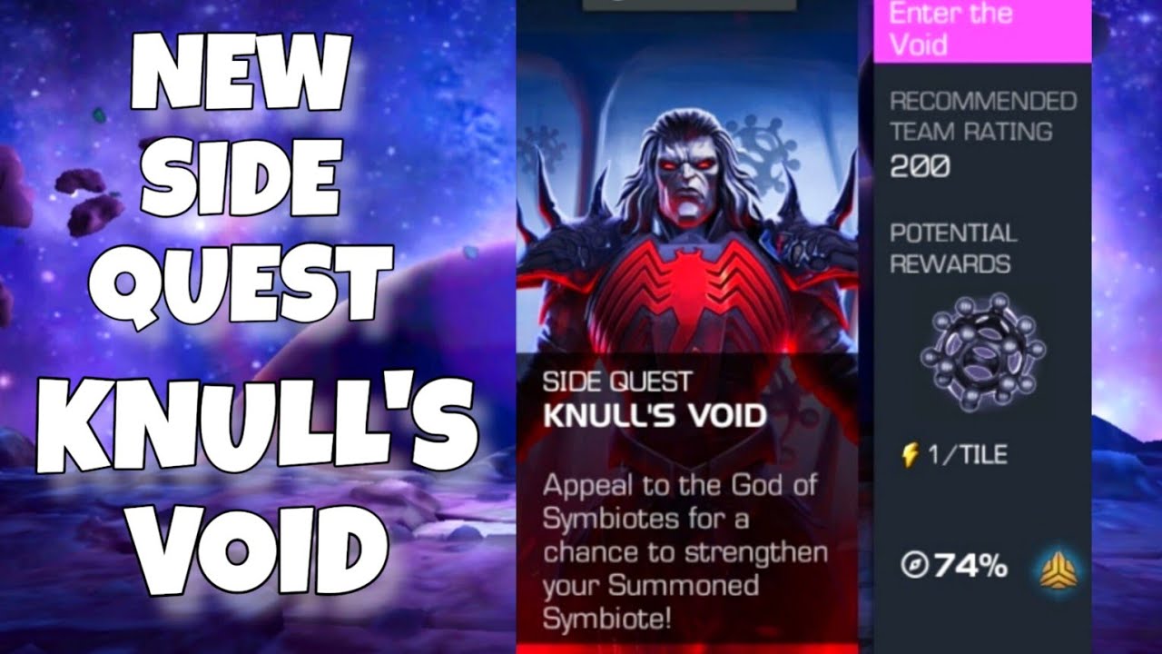 Knull's Void • New Side Quest • Marvel Contest of Champions • Mcoc ...