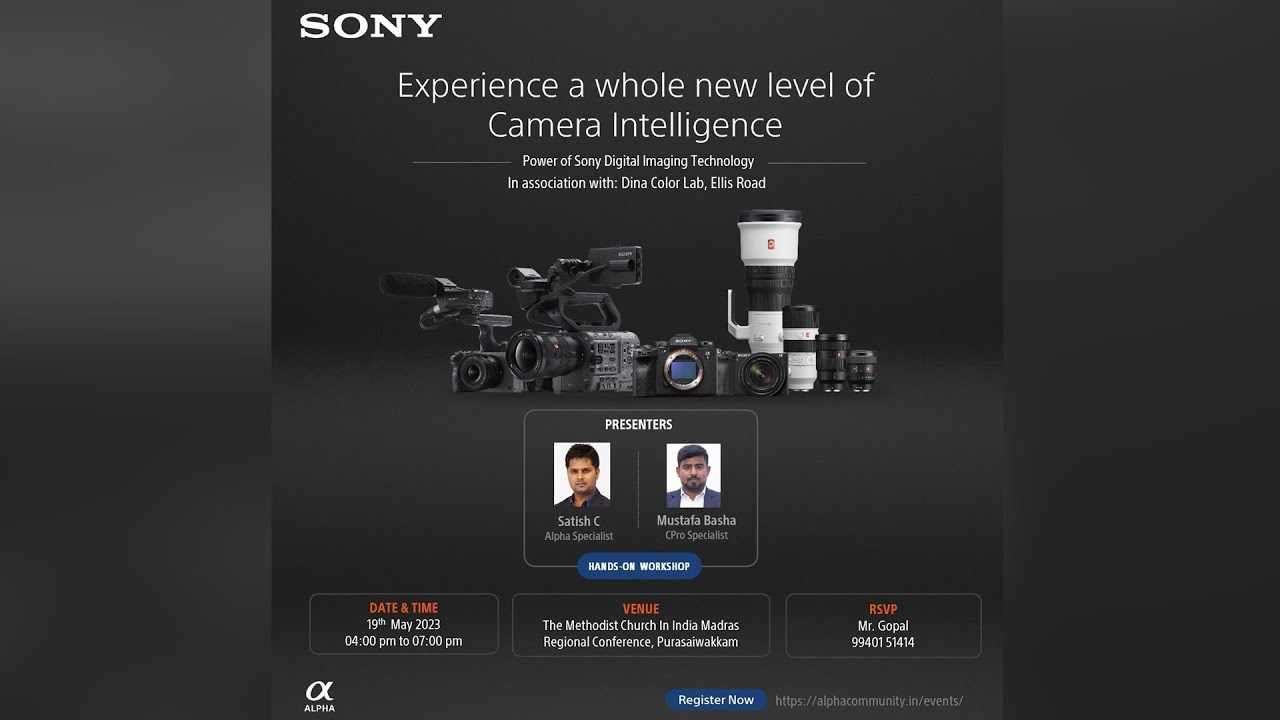 SONY WORK SHOP @PURASAIWAKKAM -19.05.2023 - YouTube