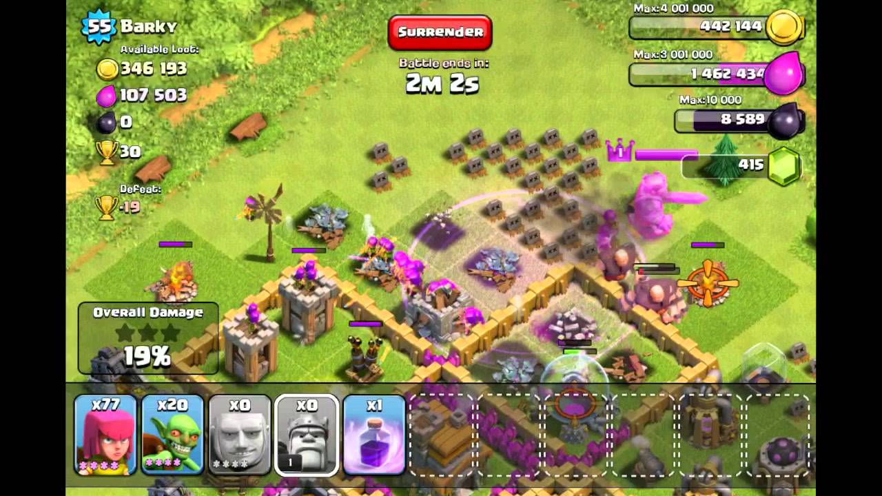 Clash of Clans: Biggest Recorded Raid (688,000 Combined Resources ...