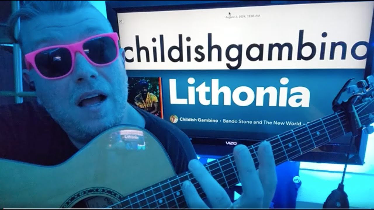 Lithonia - Childish Gambino Guitar Tutorial (Beginner Lesson!) - YouTube