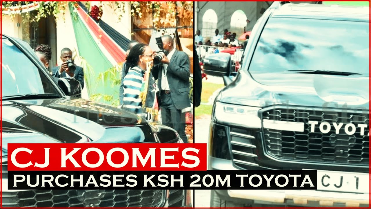 Angered Kenyans react to CJ Koome's Ksh 20m Toyota Land Cruiser | News54 - YouTube