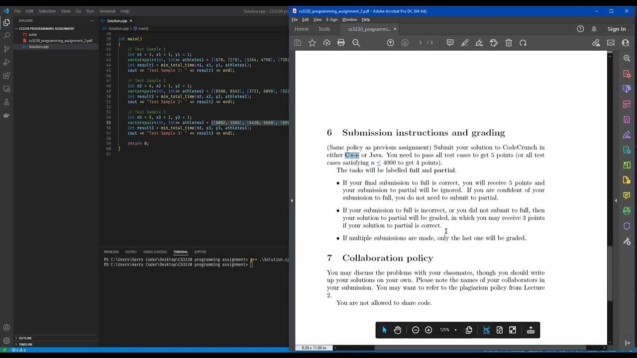 [SOLVED] CS3230 programming assignment 2 - YouTube