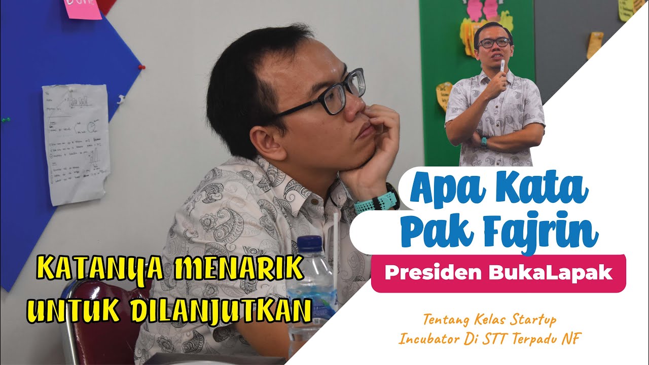 Pitching bersama Muhamad Fajrin Rasyid, Co-founder and President ...
