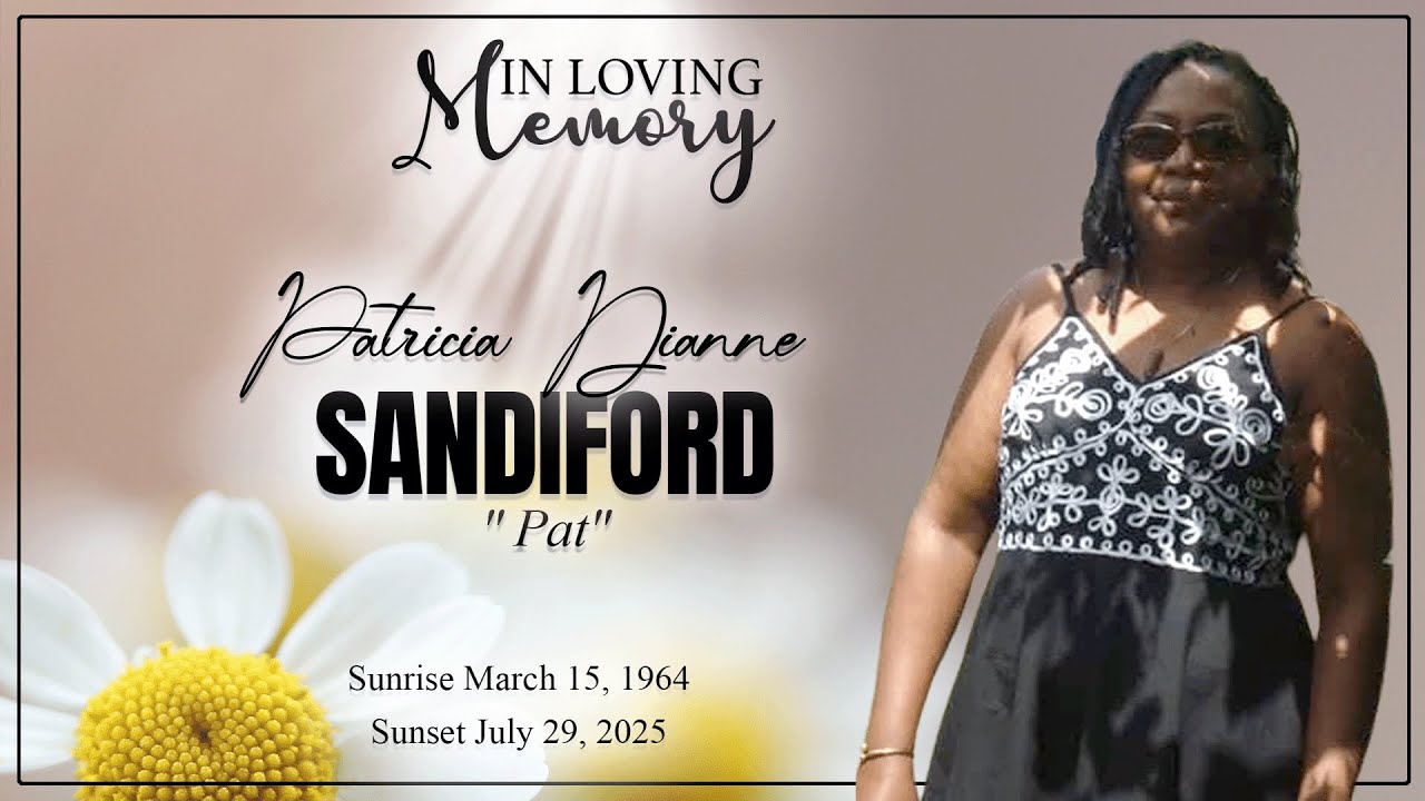 Celebrating the Life of Patricia Dianne Sandiford - YouTube