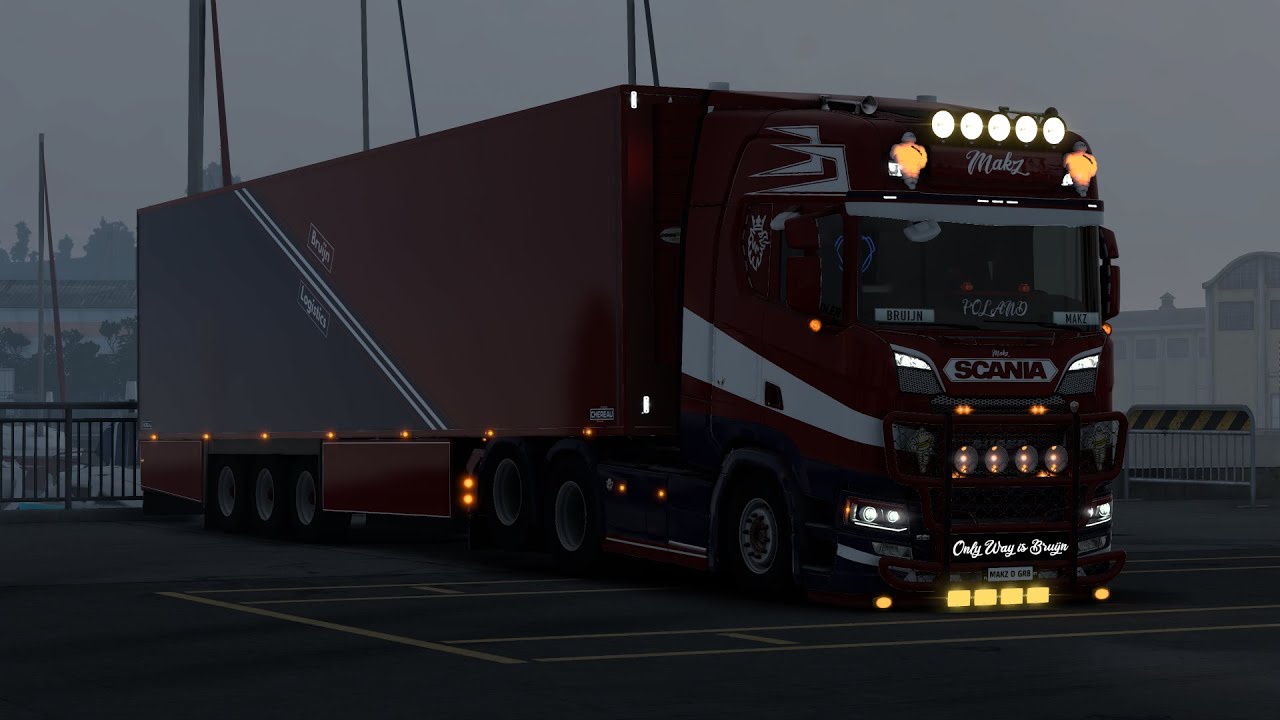 ETS2 | Bruijn Logistics February Convoy | TruckersMP | Local Modded ...