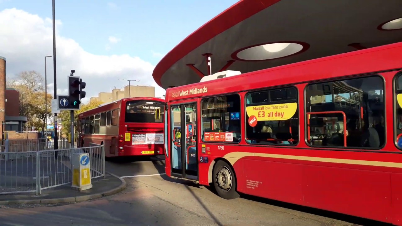 A day out in Walsall, Bus Observations At Walsall Bus Station - YouTube