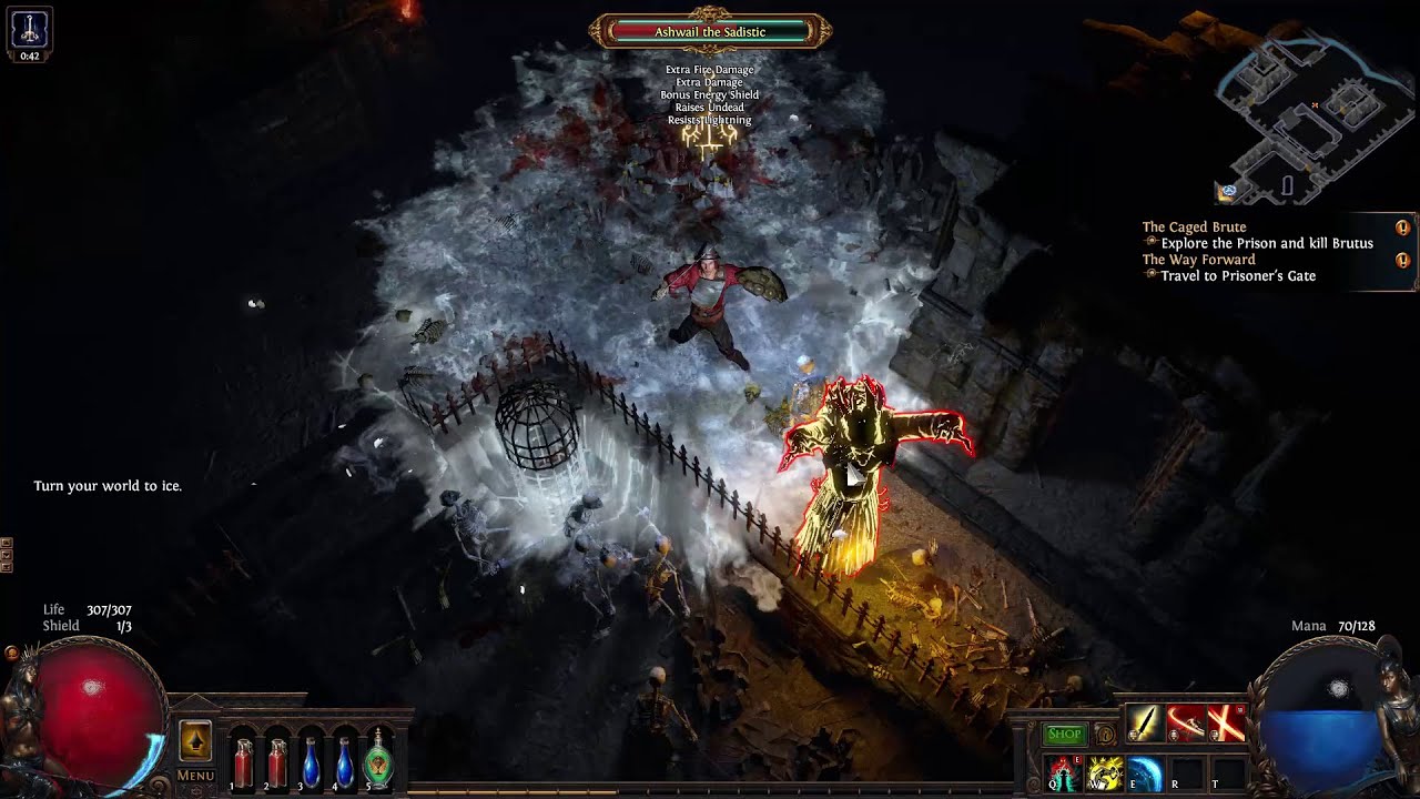 Path of Exile - ACT I - The Lower Prison - YouTube