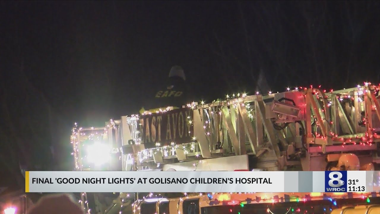 'Good Night Lights' for Golisano Children's Hospital - YouTube