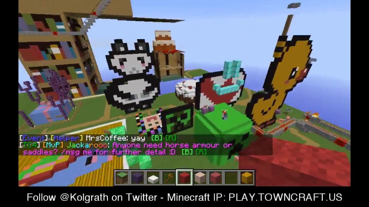 Streaming during Drakeot7's Birthday on Towncraft Minecraft Server ...