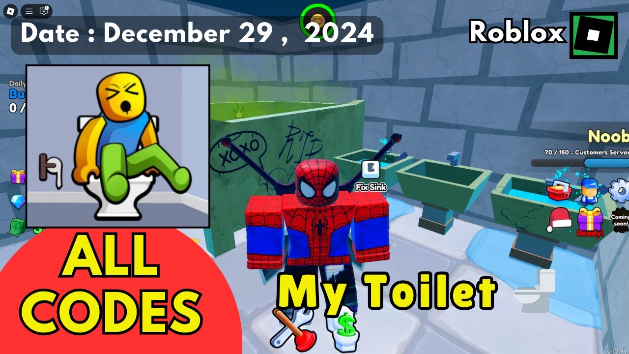 *ALL Codes Work* My Toilet Roblox, December 29, 2024 - YouTube
