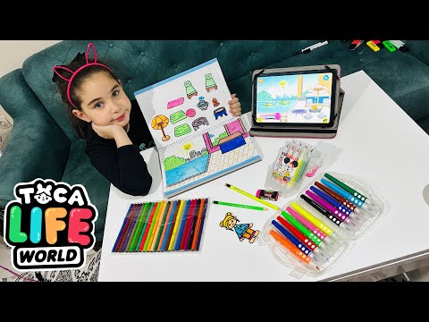 TOCA LİFE WORLD EVİ YAPIYORUZ !! ŞİMDİ SIRA HAVUZLU TERAS YAPALIM !!