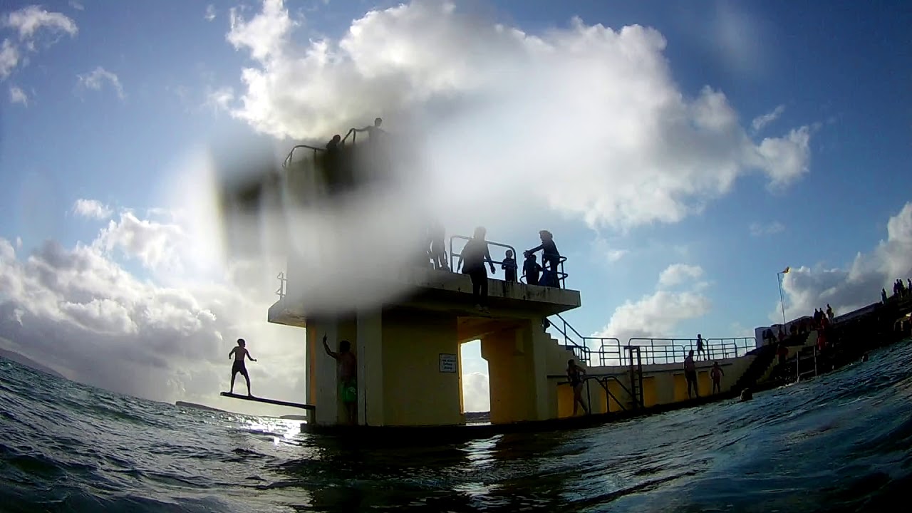galway bay diving board - YouTube