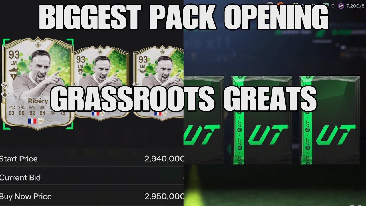 I Opended Everything For GRASSROOTS GREATS On FC25!! 😮🔥 - YouTube