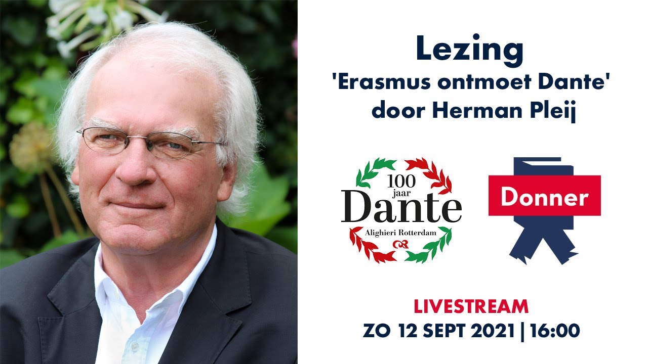 Lezing 'Erasmus ontmoet Dante' door Herman Pleij - YouTube