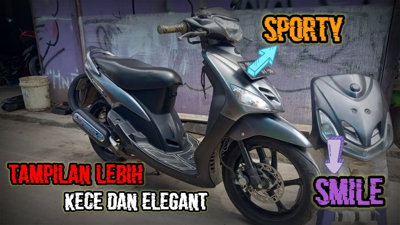 Merubah mio smile ke mio sporty dan apa saja yang perlu di rubah? - YouTube